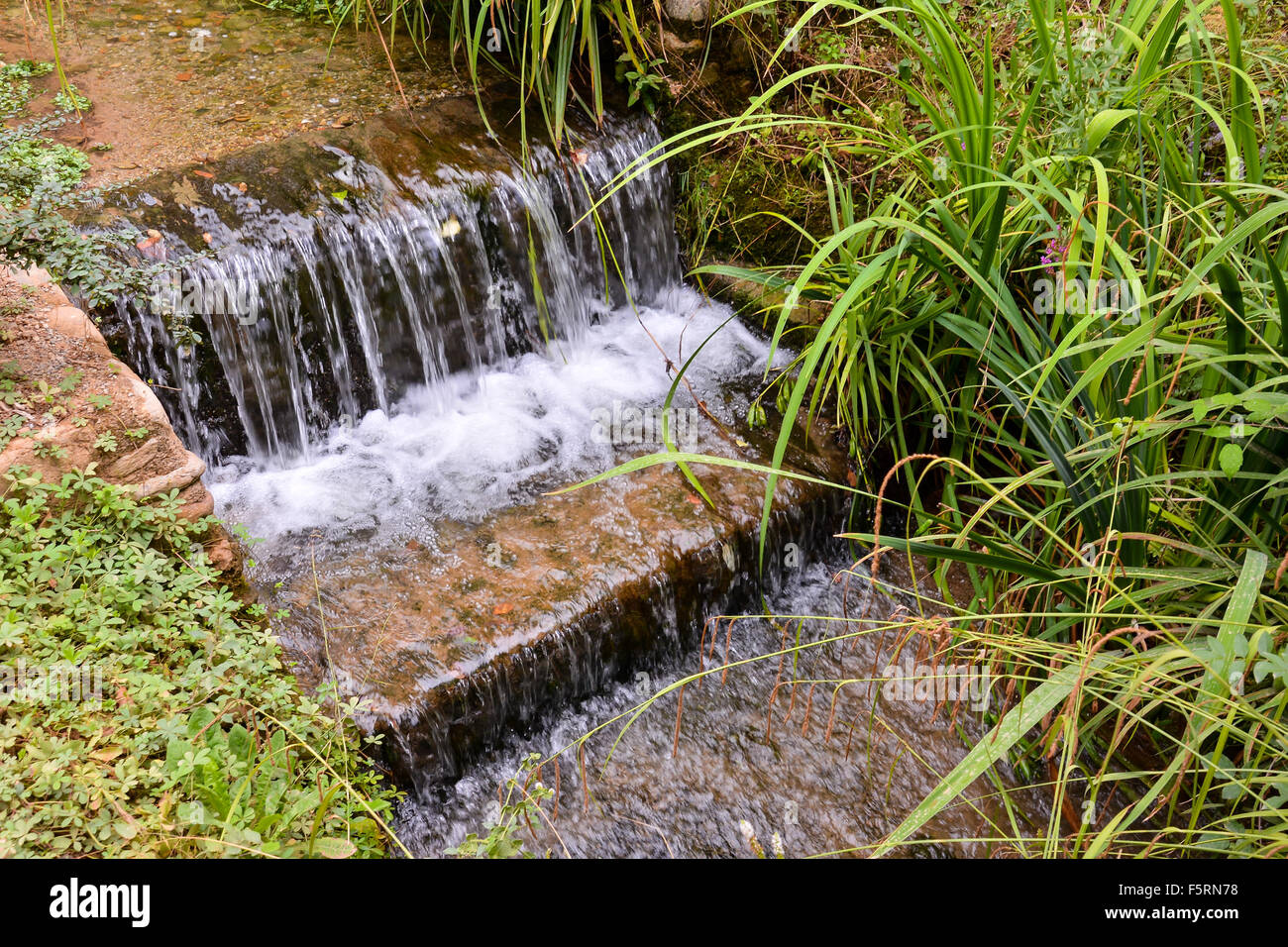 Water Splash Waterfall Stock Photo - Alamy