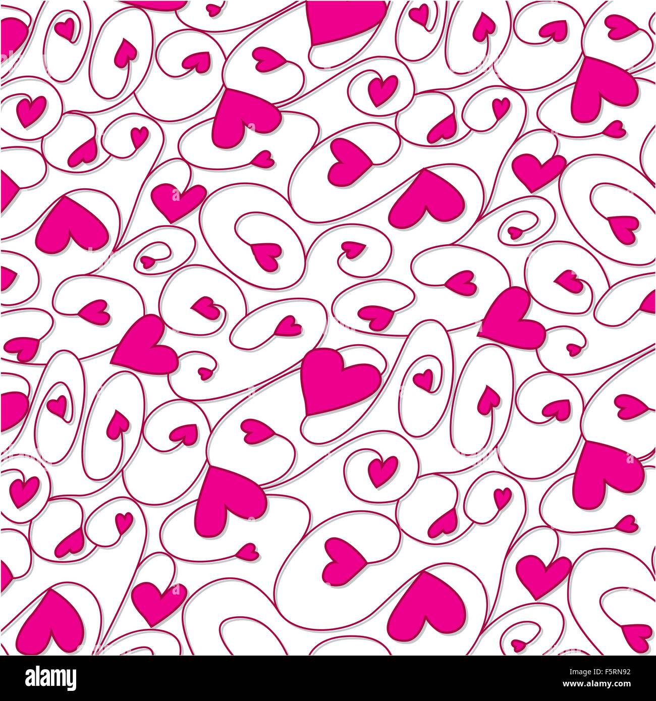 Love heart pattern in vector format Stock Vector Image & Art - Alamy