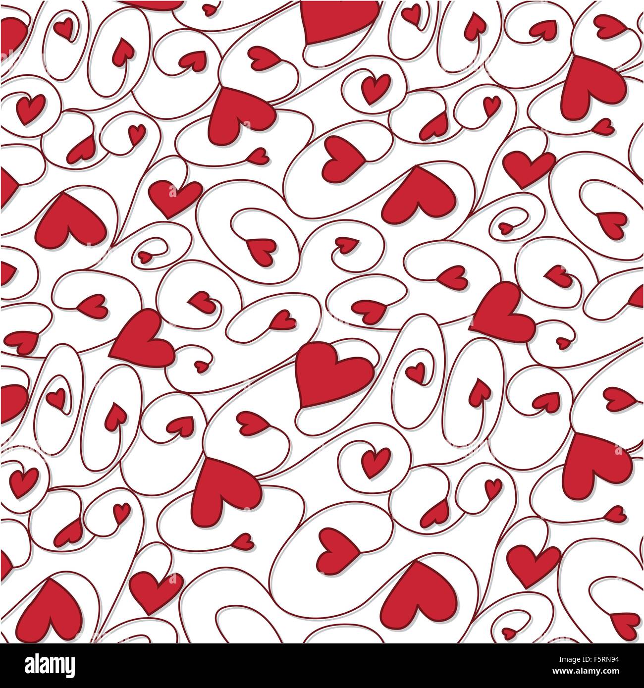 Love heart pattern in vector format Stock Vector Image & Art - Alamy