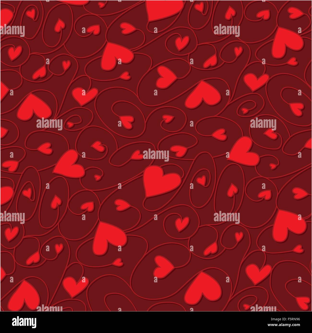 Love heart pattern in vector format Stock Vector Image & Art - Alamy