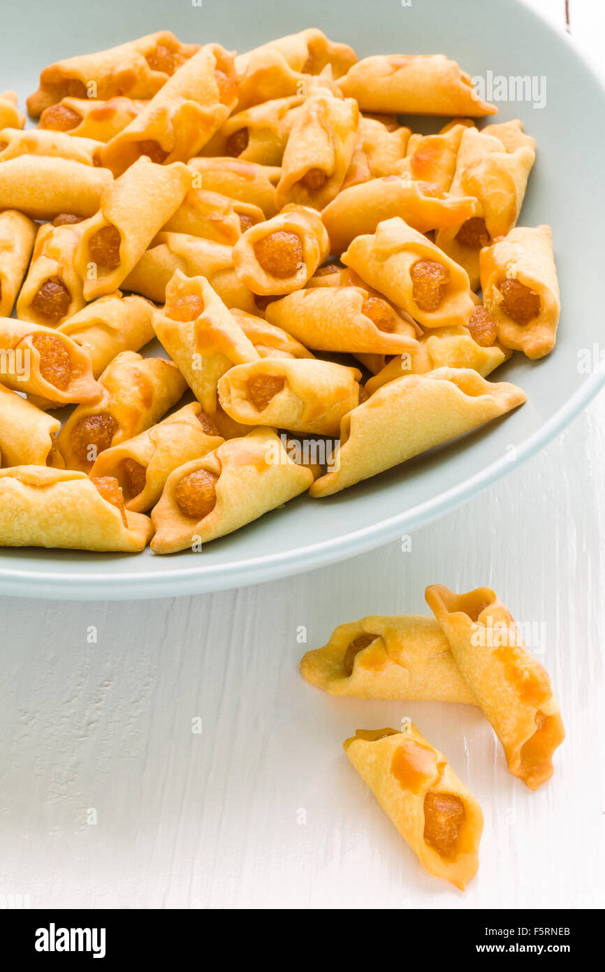 Pineapple pie pastry for tea break or coffee break Stock Photo - Alamy