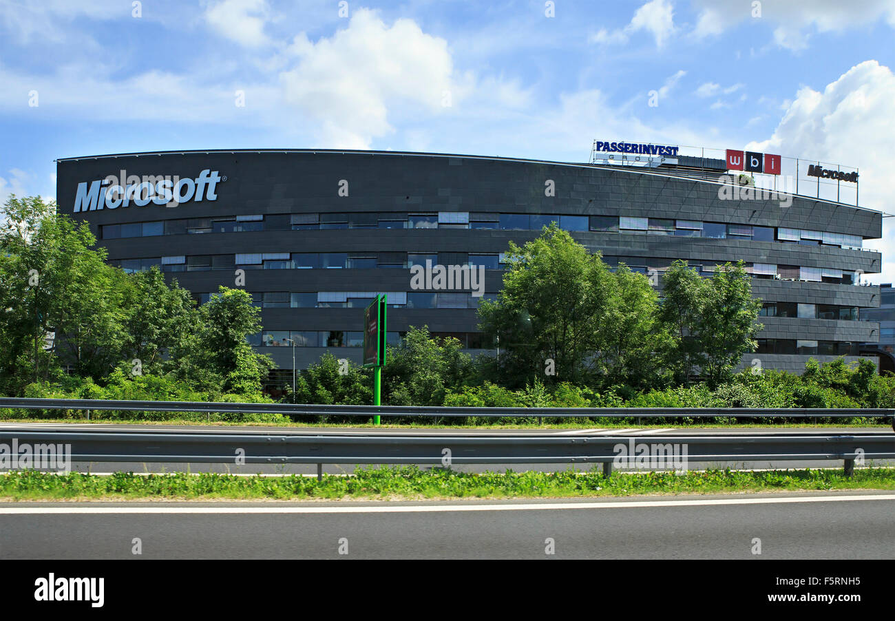 Modern office buildings in Prague Stock Photo - Alamy