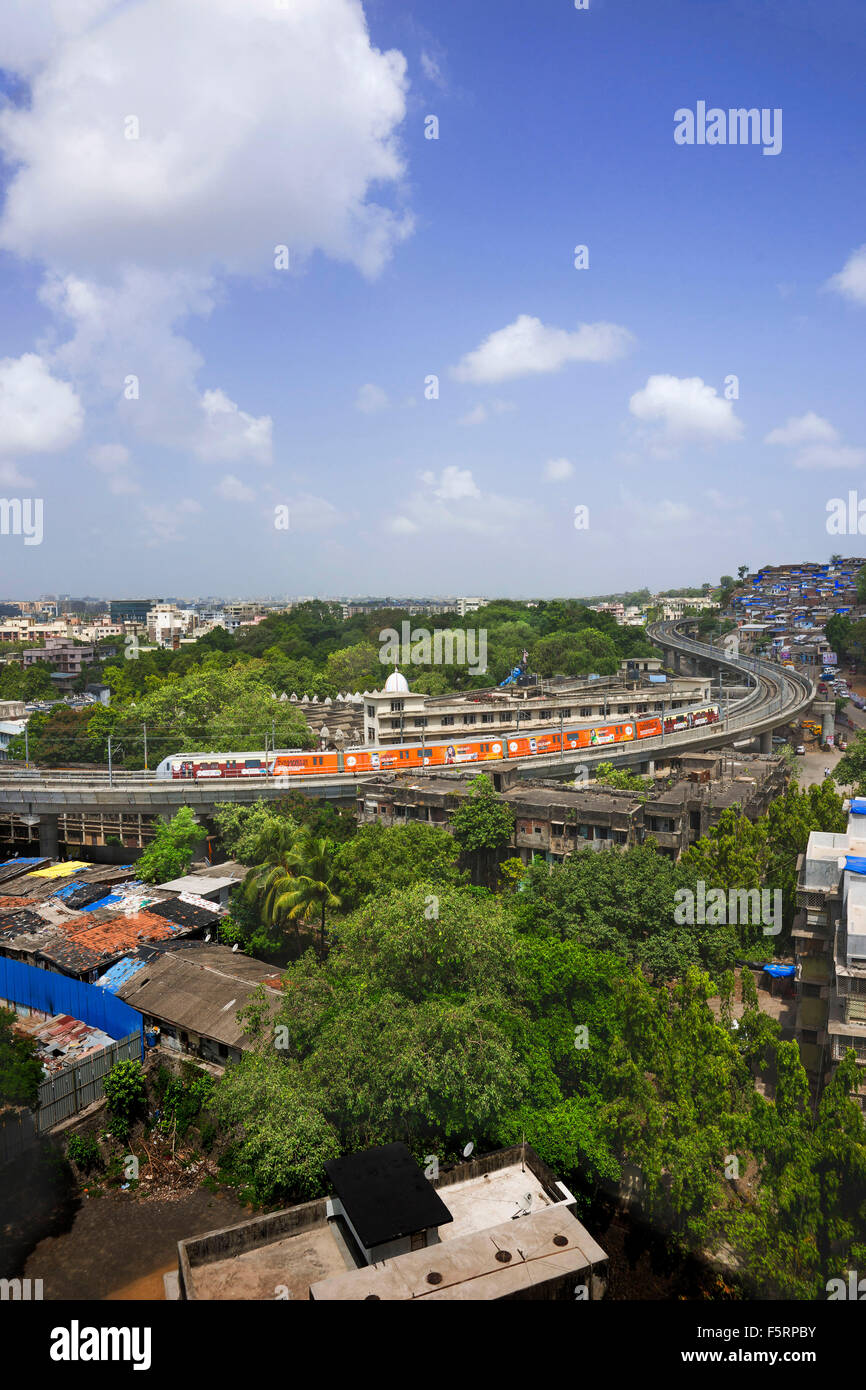 Mumbai metro ghatkopar to versova, mumbai, maharashtra, india, asia ...