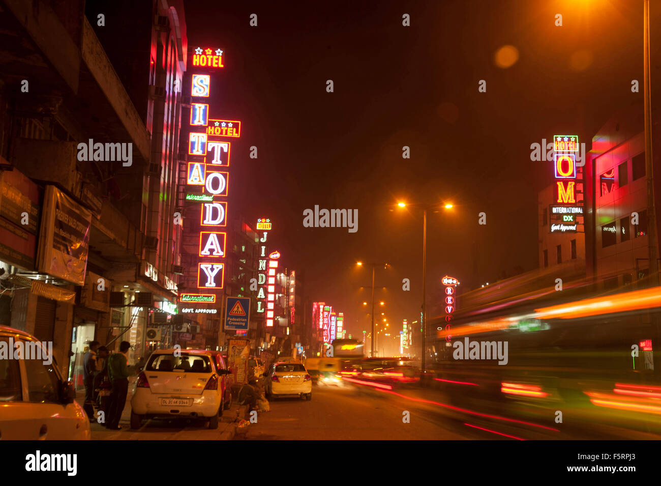 Paharganj area, delhi, india, asia Stock Photo - Alamy
