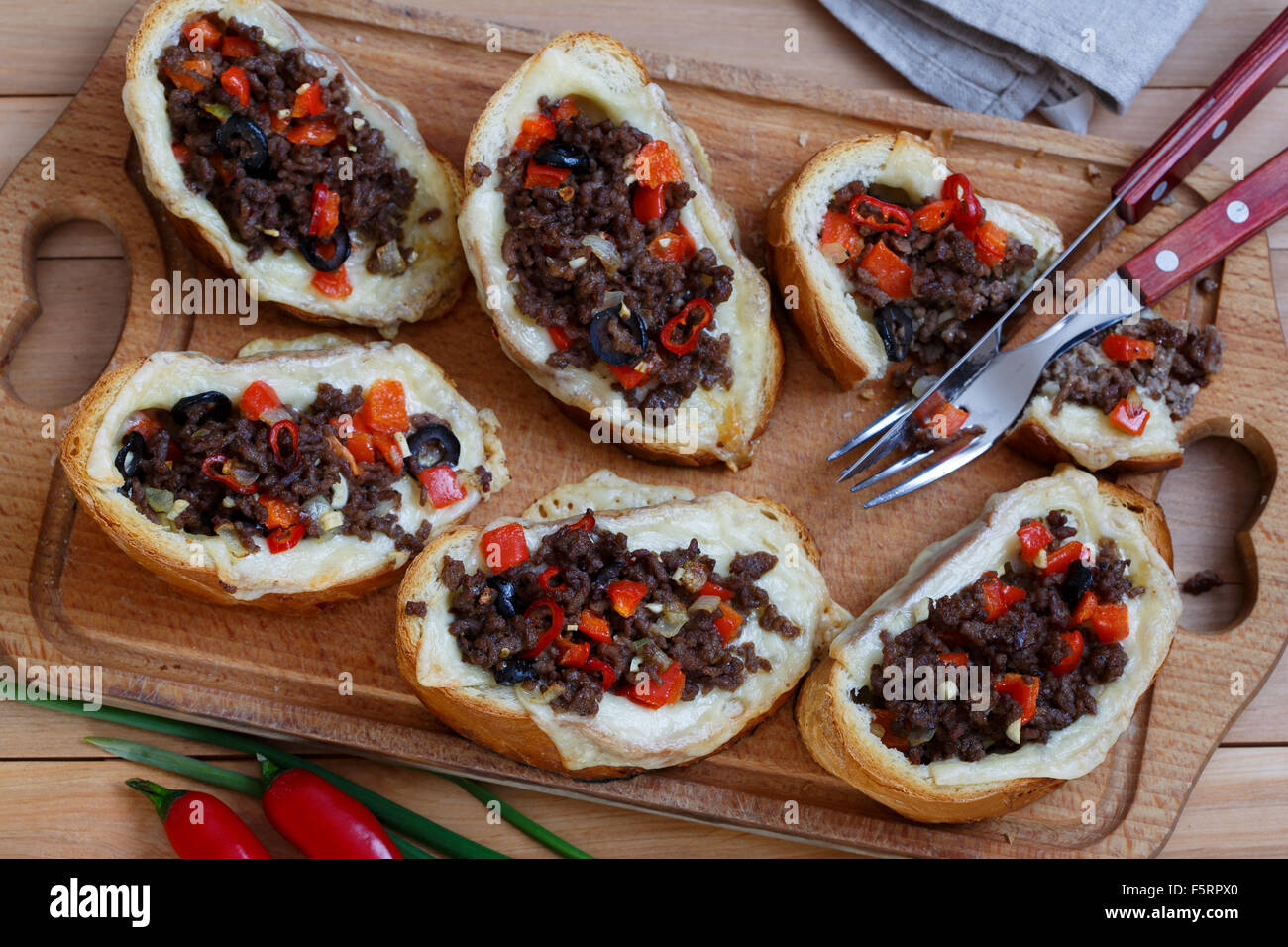 Bread snacks hi-res stock photography and images - Alamy