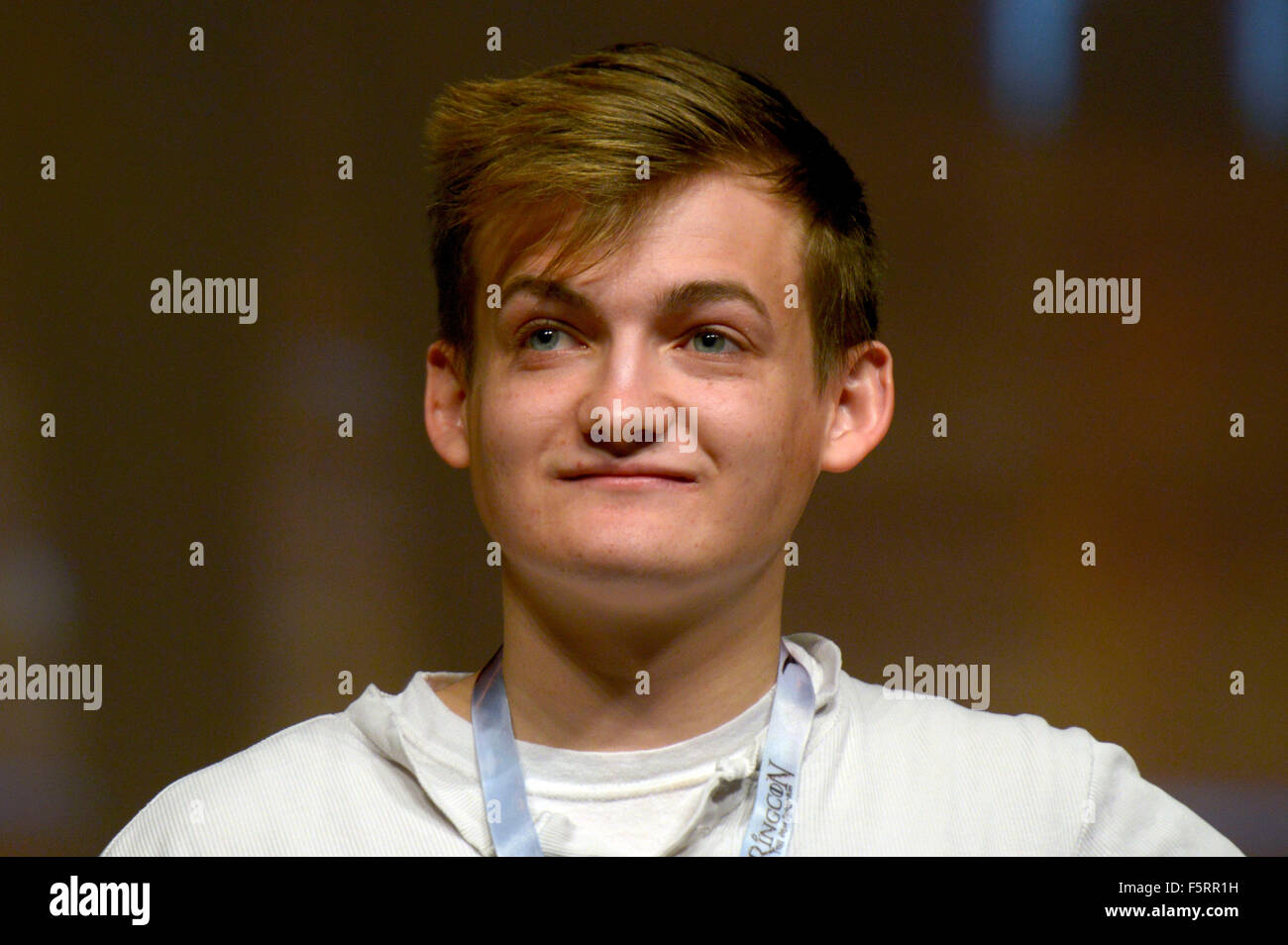 Jack Gleeson at the RingCon 2015 at Maritat Hotel. Bonn, 07.11.2015 ...