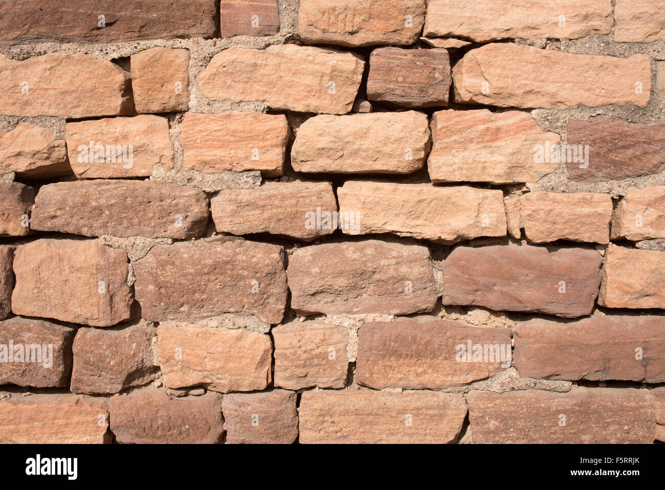 Stone wall, mehrangarh fort, jodhpur, rajasthan, india, asia Stock ...