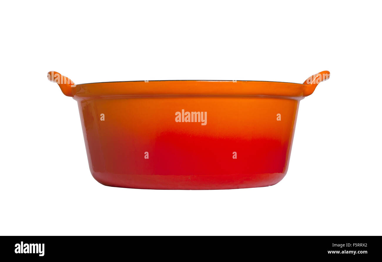Old cooking pot isolated on white background Stock Photo - Alamy