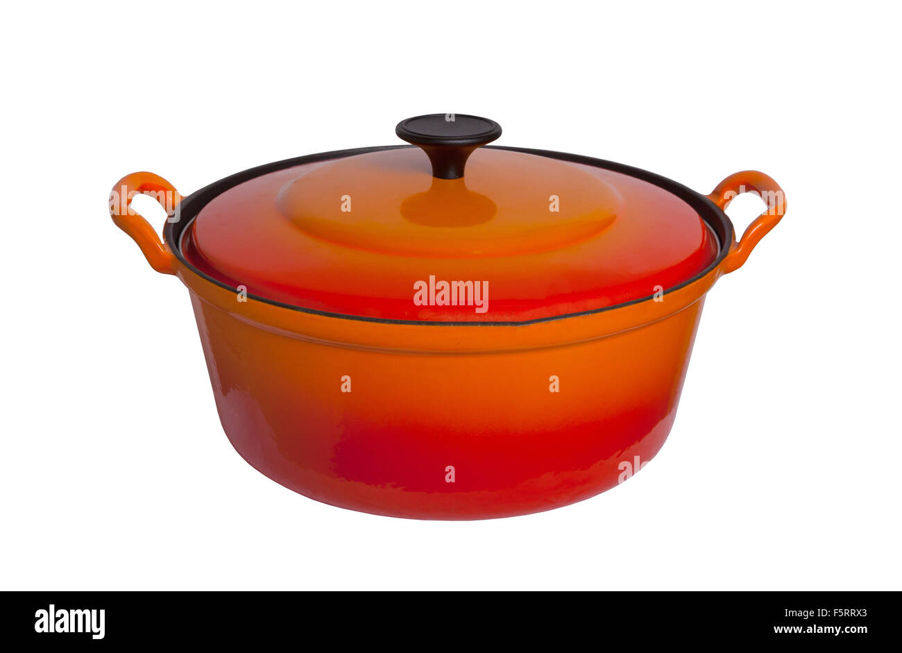 Old cooking pot isolated on white background Stock Photo - Alamy