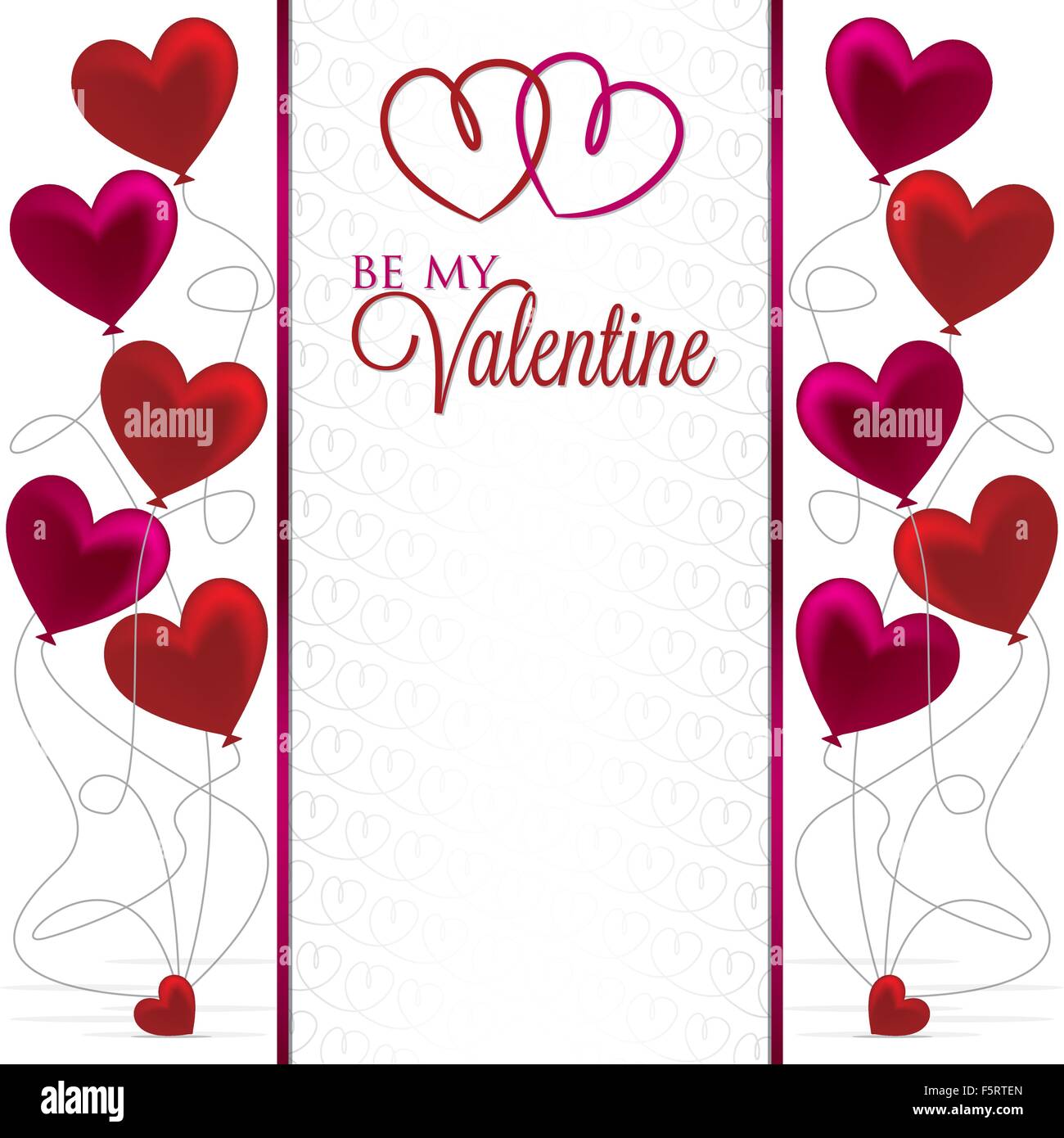 Balloon Valentine's Day card in vector format Stock Vector Image & Art ...