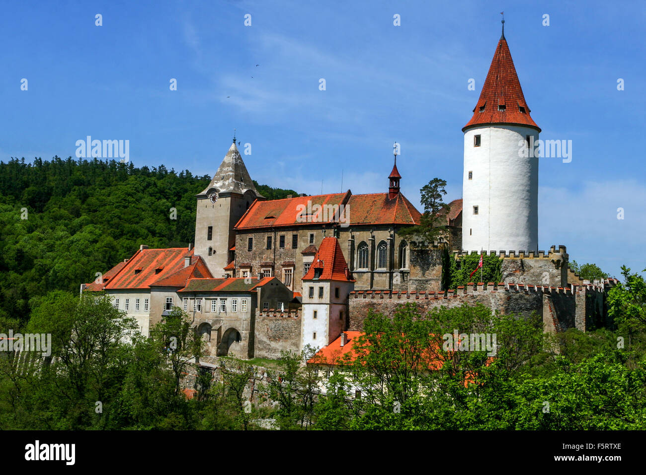 Czech Castles, Krivoklat Castle Czech Republic Stock Photo - Alamy
