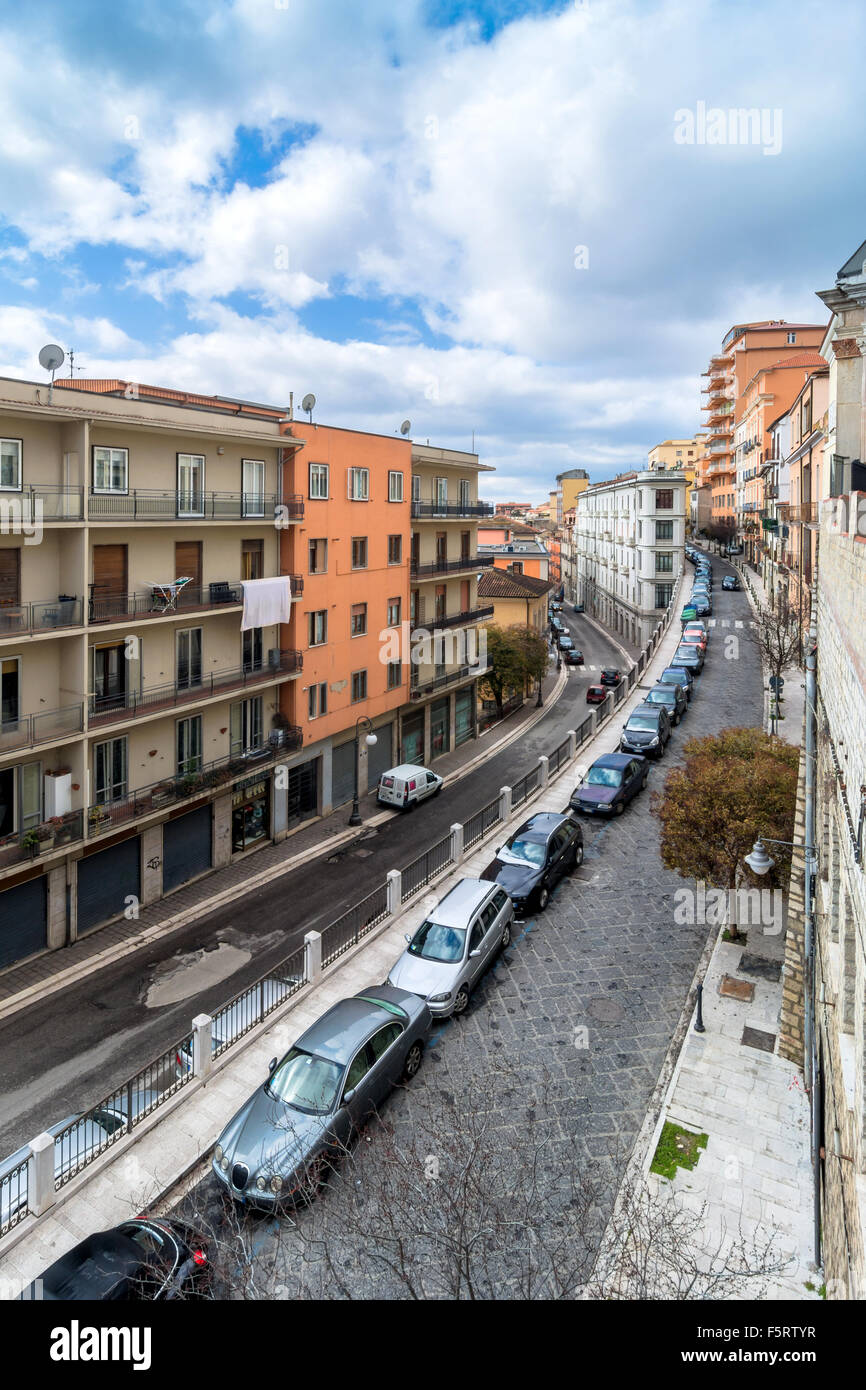 downtown street in Potenza, Italy Stock Photo - Alamy
