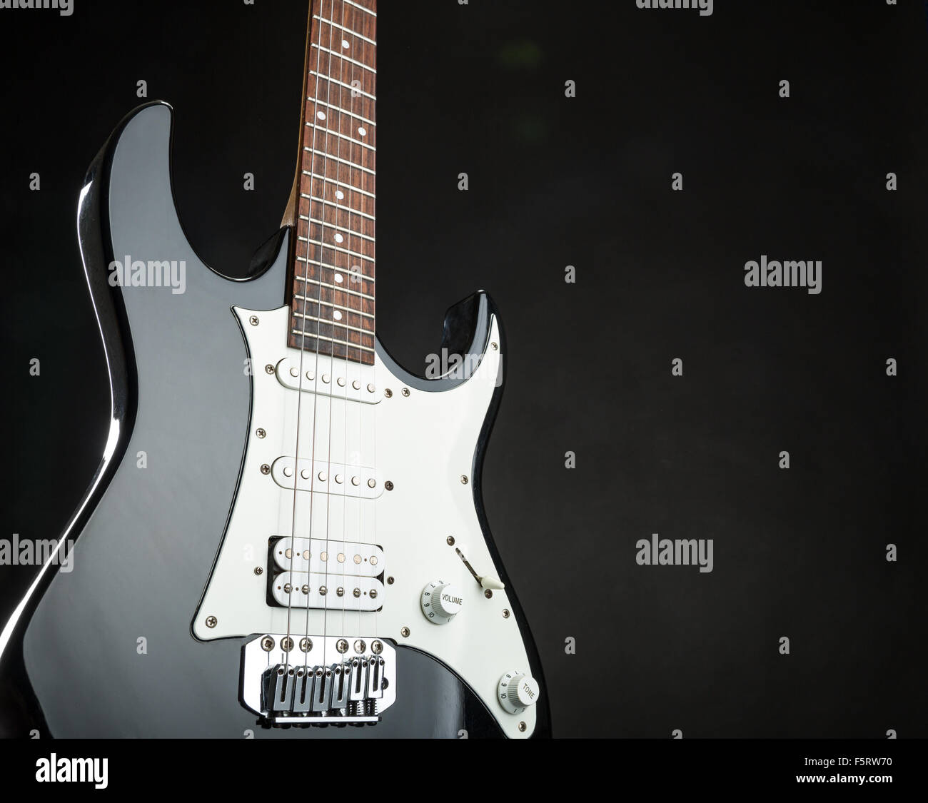 Closeup of modern electric guitar. Tilt view Stock Photo - Alamy