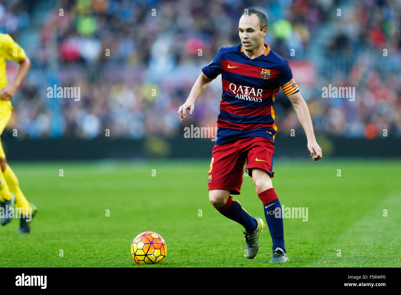 Andres Iniesta (Barcelona), NOVEMBER 8 2015 - Football/Soccer : Spanish ...