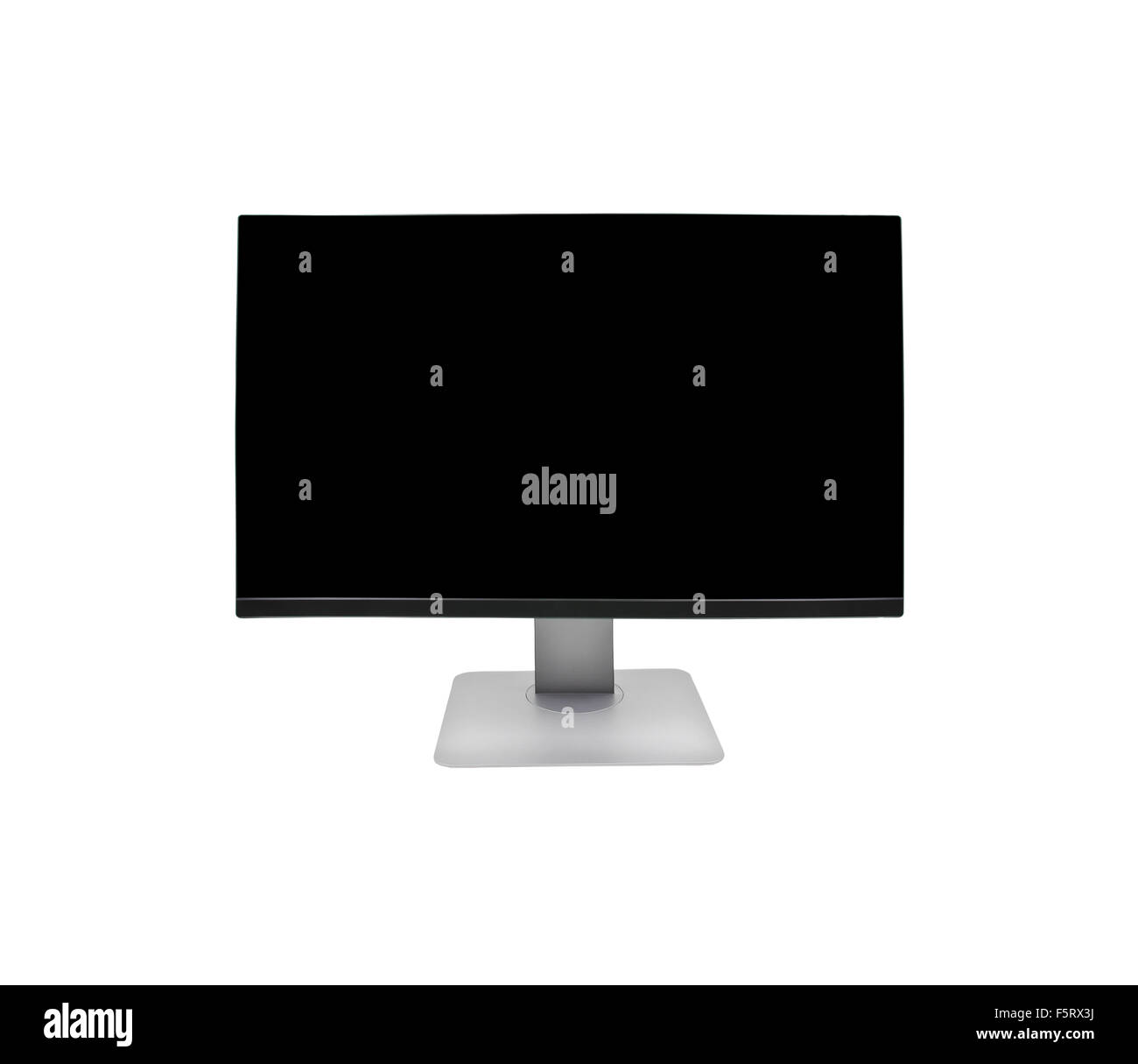 Computer monitor isolated on white background Stock Photo - Alamy