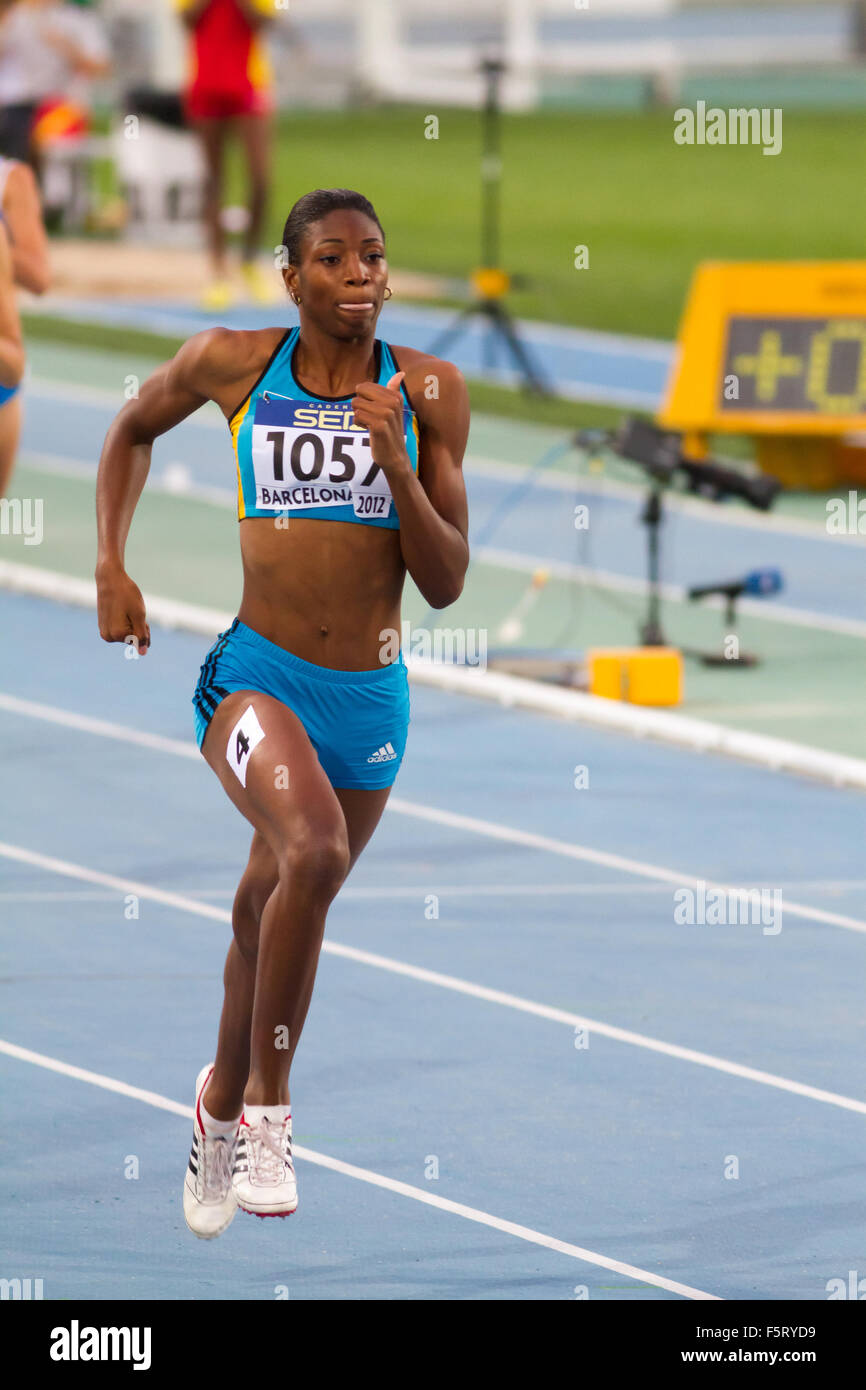 Shaunae Miller of Bahamas ,400 meters of the 20th World Junior ...