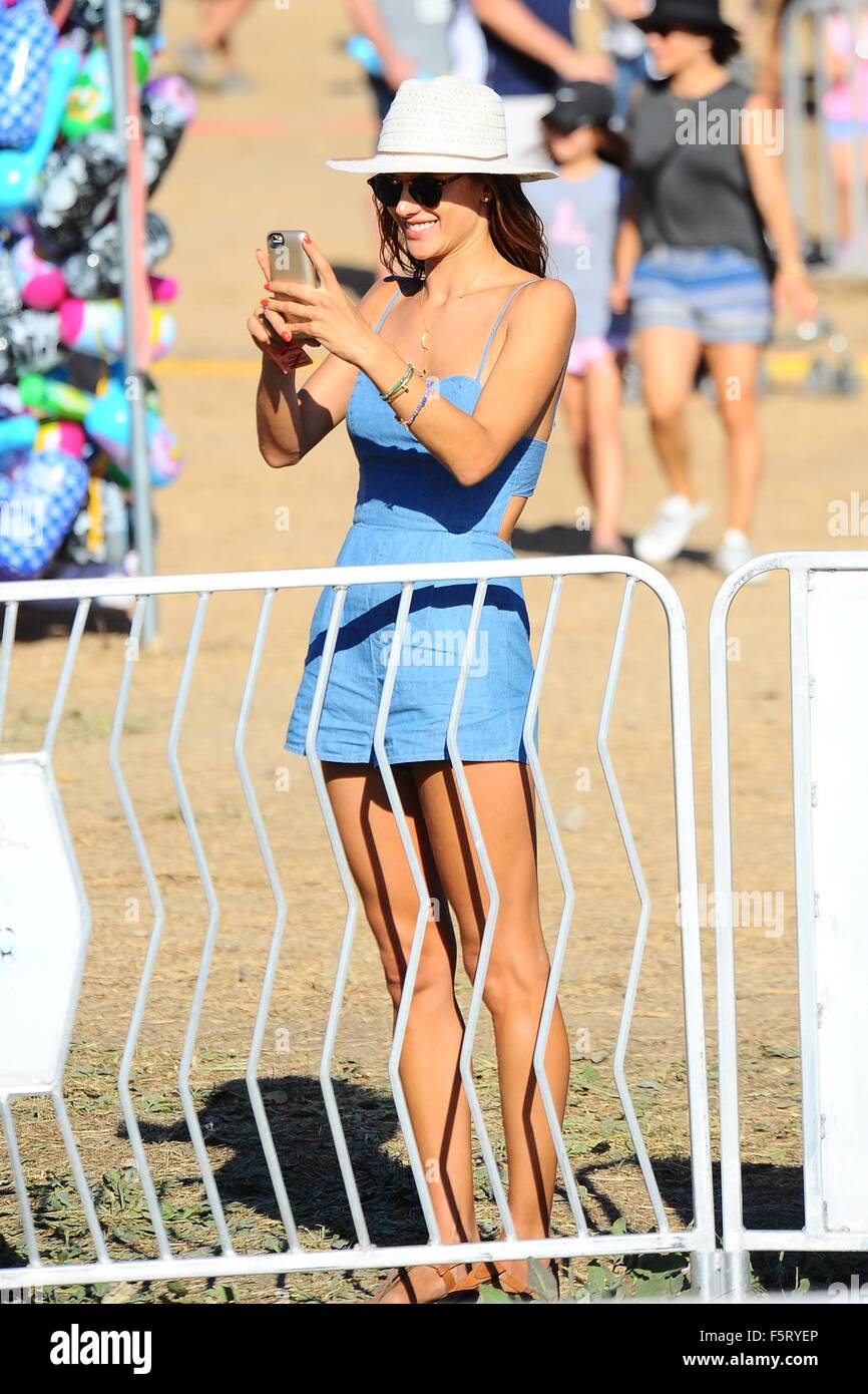 Alessandra Ambrosio takes her children, Anja Louise and Noah Phoenix to ...