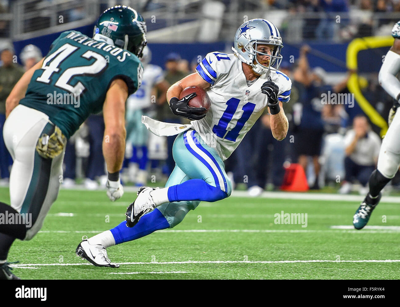 November 08th, 2015:.Dallas Cowboys wide receiver Cole Beasley (11 ...