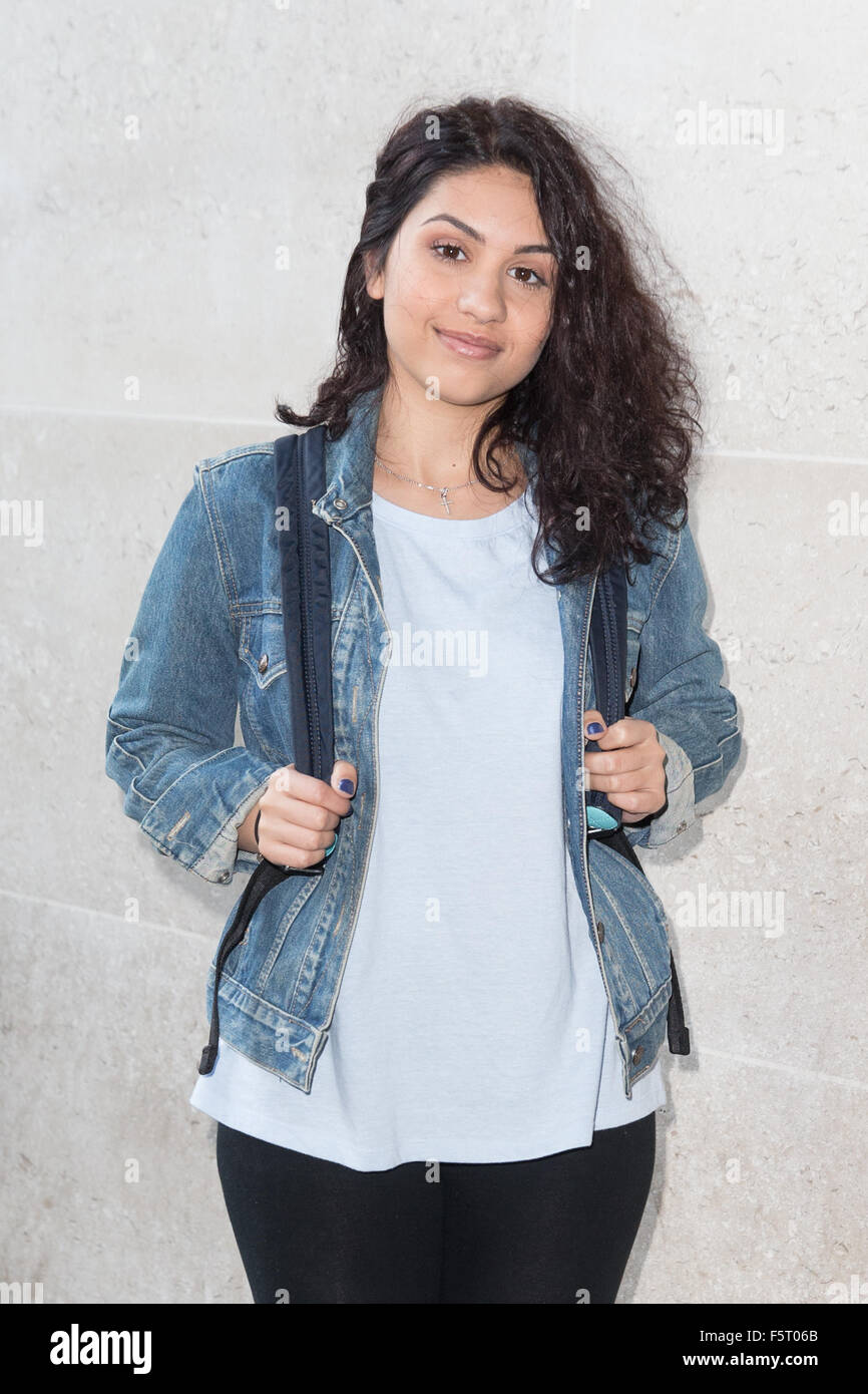 Alessia Cara pictured arriving at the Radio 1 studios Featuring ...
