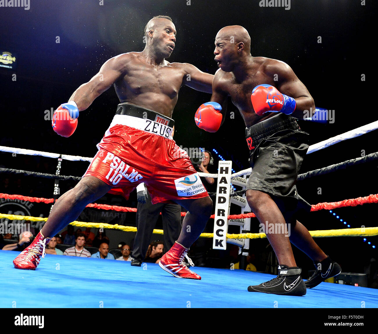 fight during the World Heavyweight Champions Fight Night at Hard Rock ...