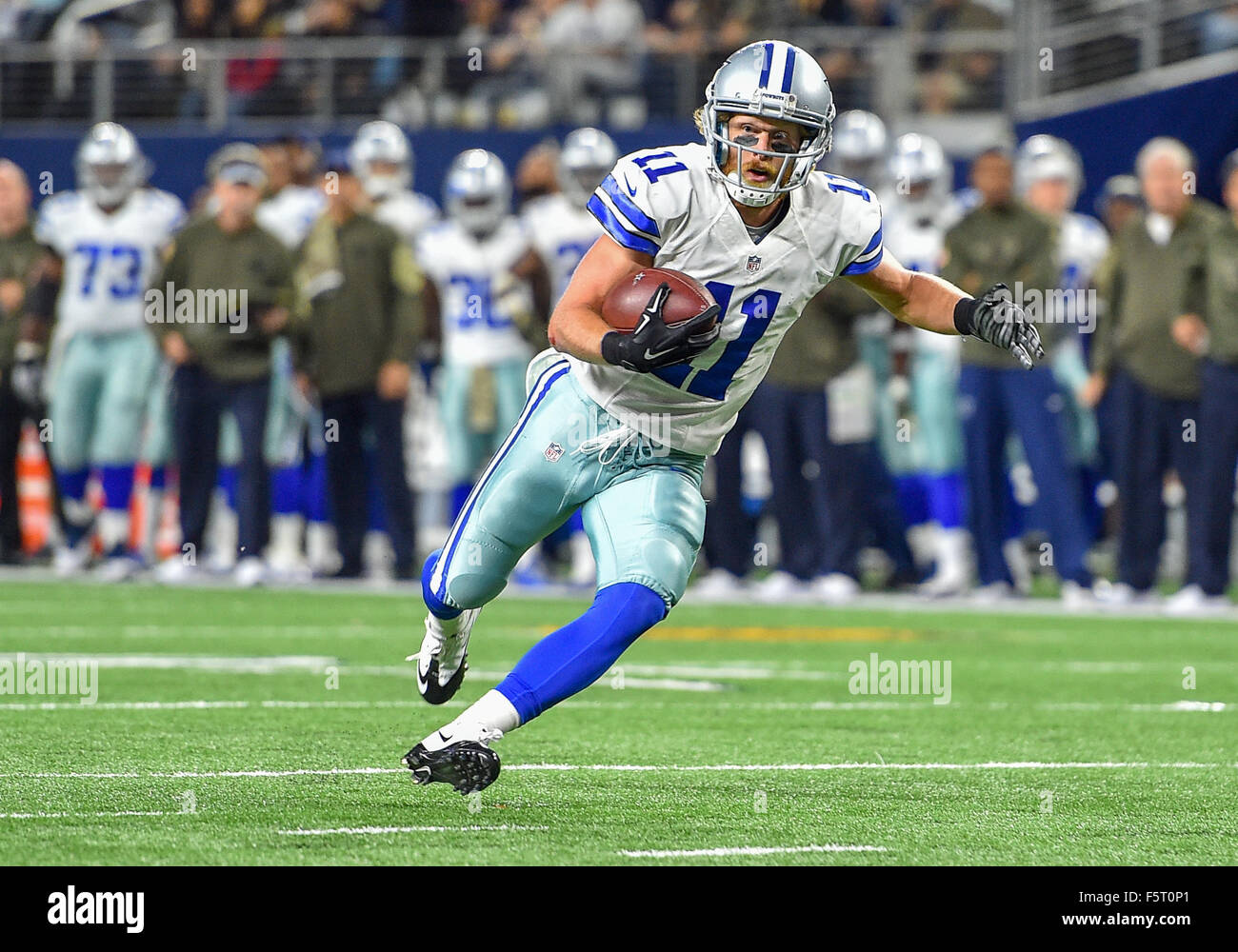 November 08th, 2015:. .during an NFL football game between the ...