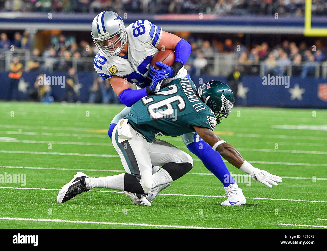 November 08th, 2015:.Dallas Cowboys tight end Jason Witten (82) makes a ...