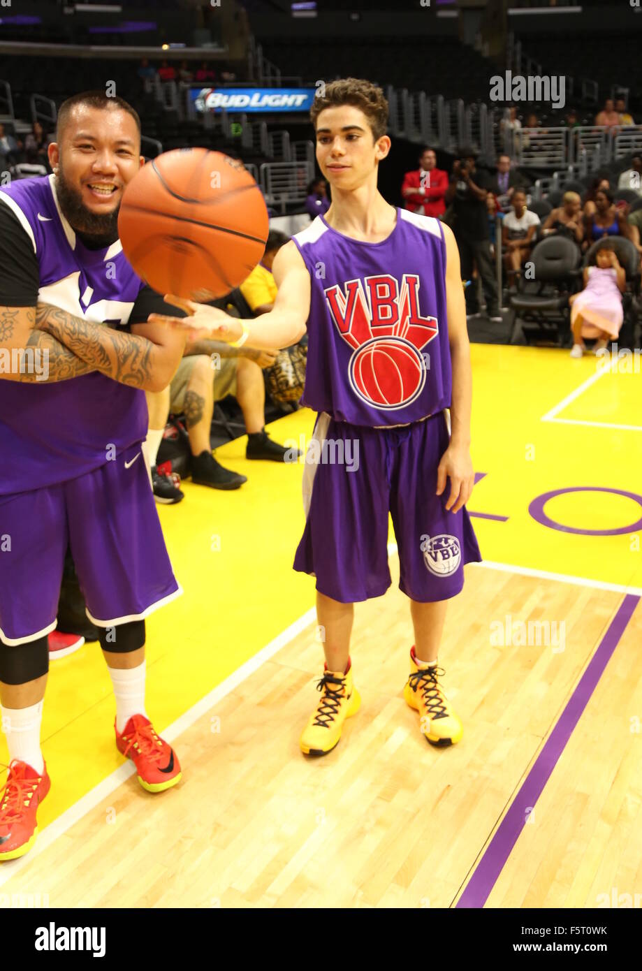 Cameron Boyce Playing Basketball