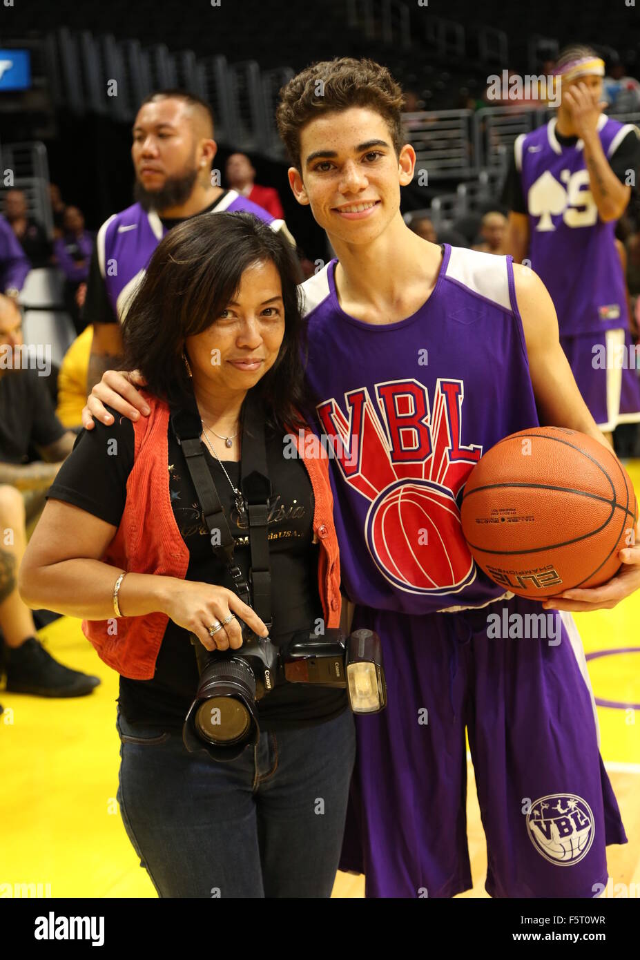 Cameron Boyce Playing Basketball