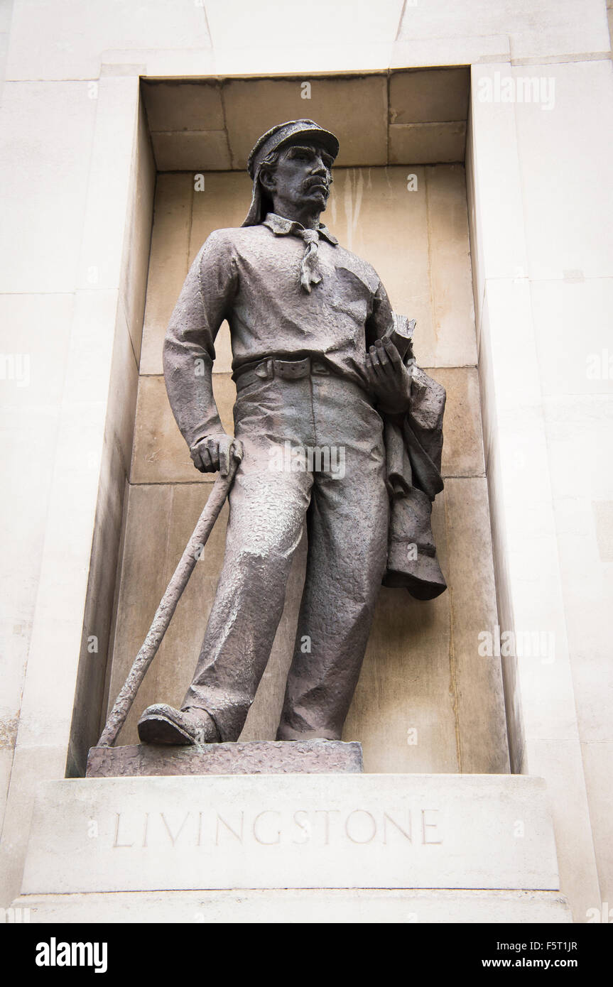 David Livingstone statue Stock Photo - Alamy