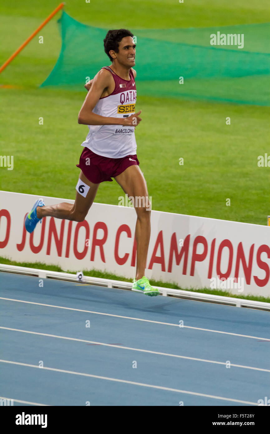 Hamza Driouch of Qatar during 1500 meters event of the 20th World ...