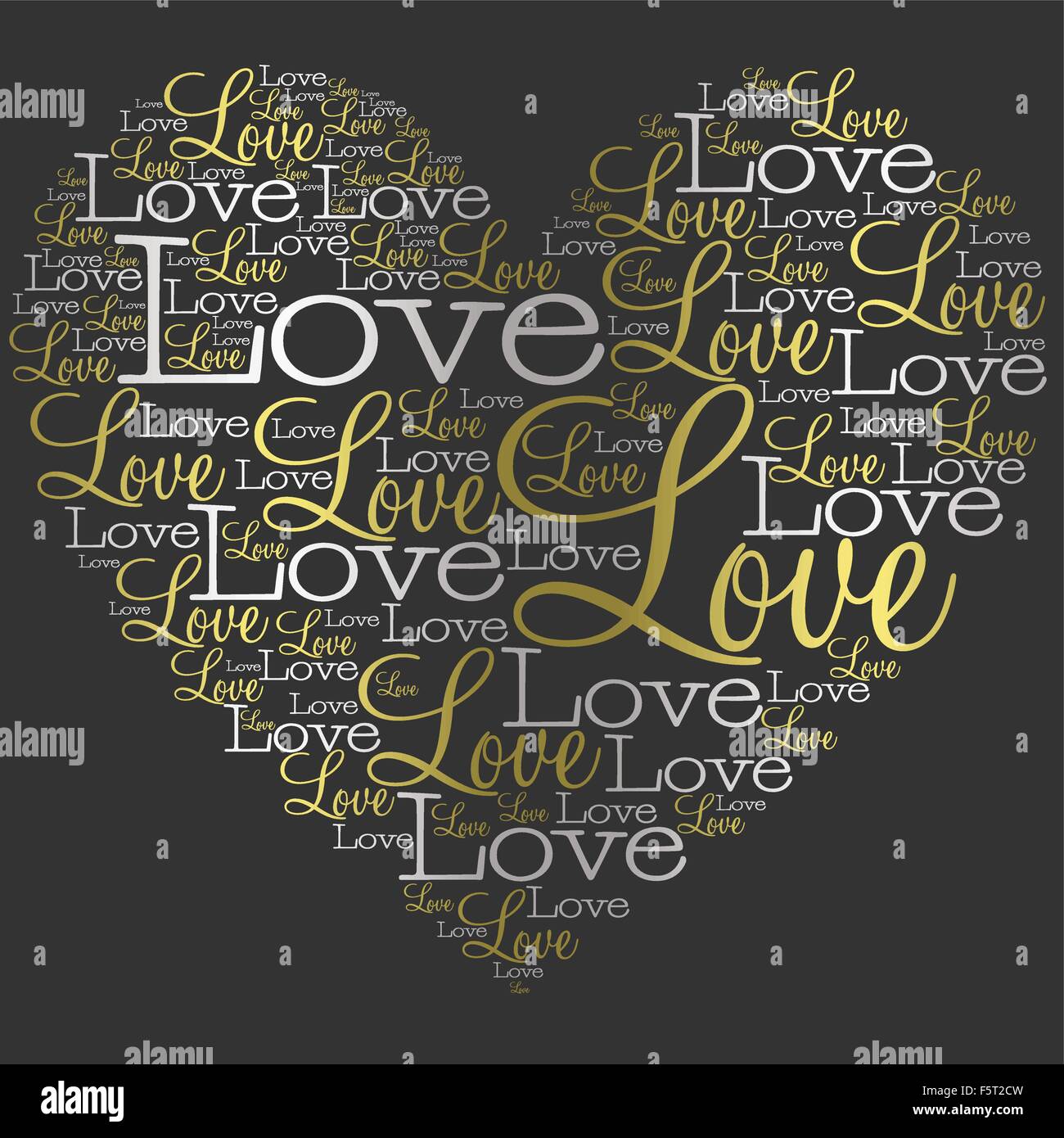 Heart made of words in vector format Stock Vector Image & Art - Alamy