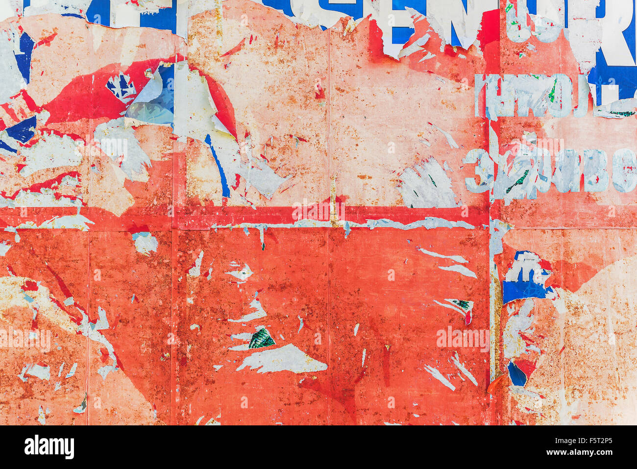 Ripped billboard paper as grunge texture, urban graphic design ...