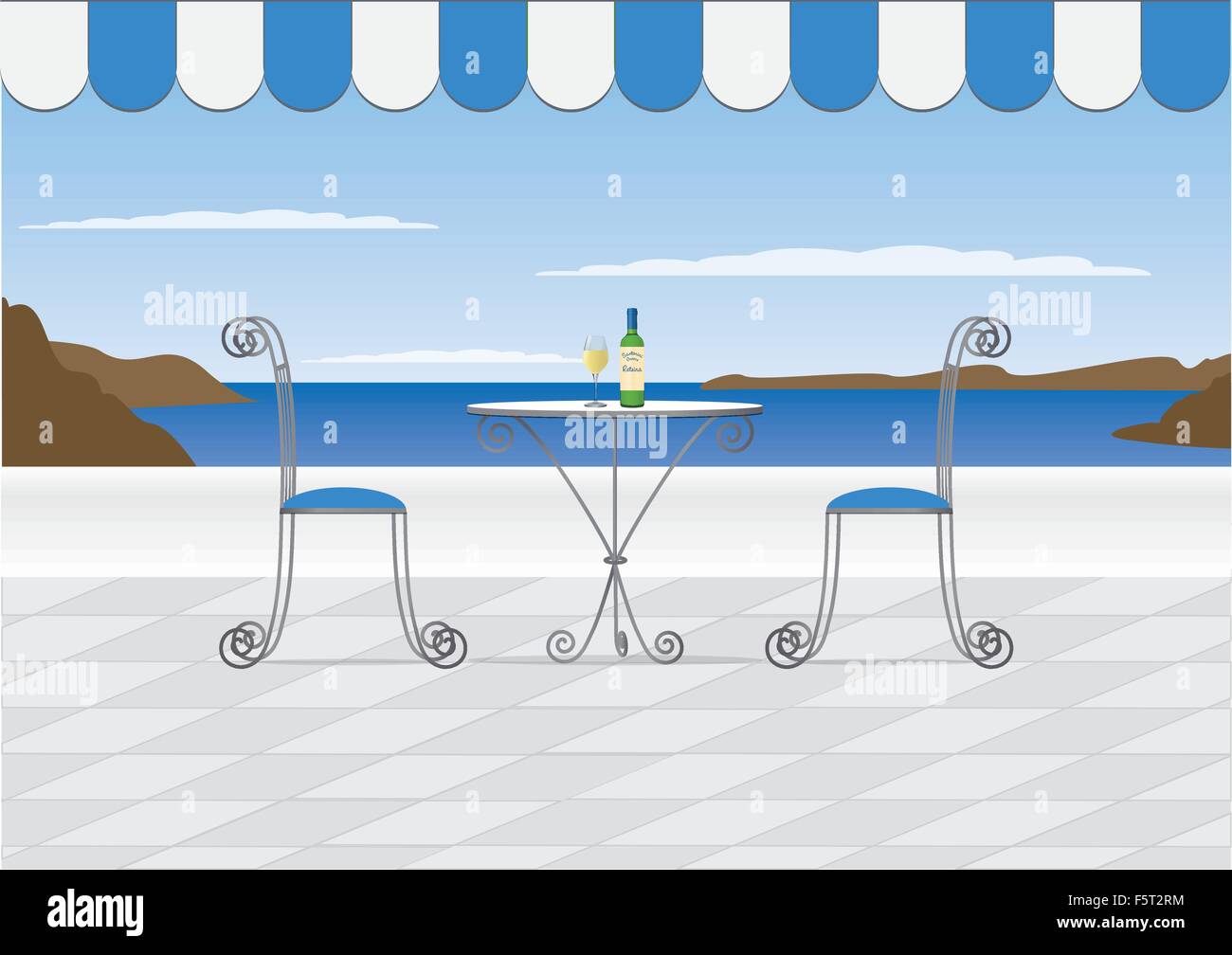 Restaurant cafe table top Stock Vector Images - Alamy