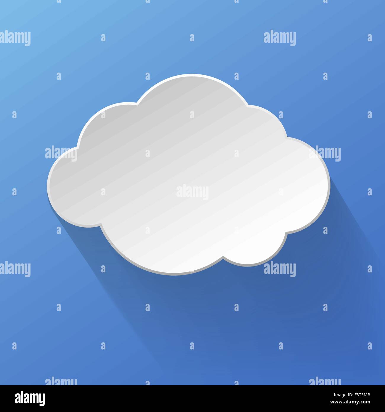 Cloud icon over the sky Stock Vector Image & Art - Alamy