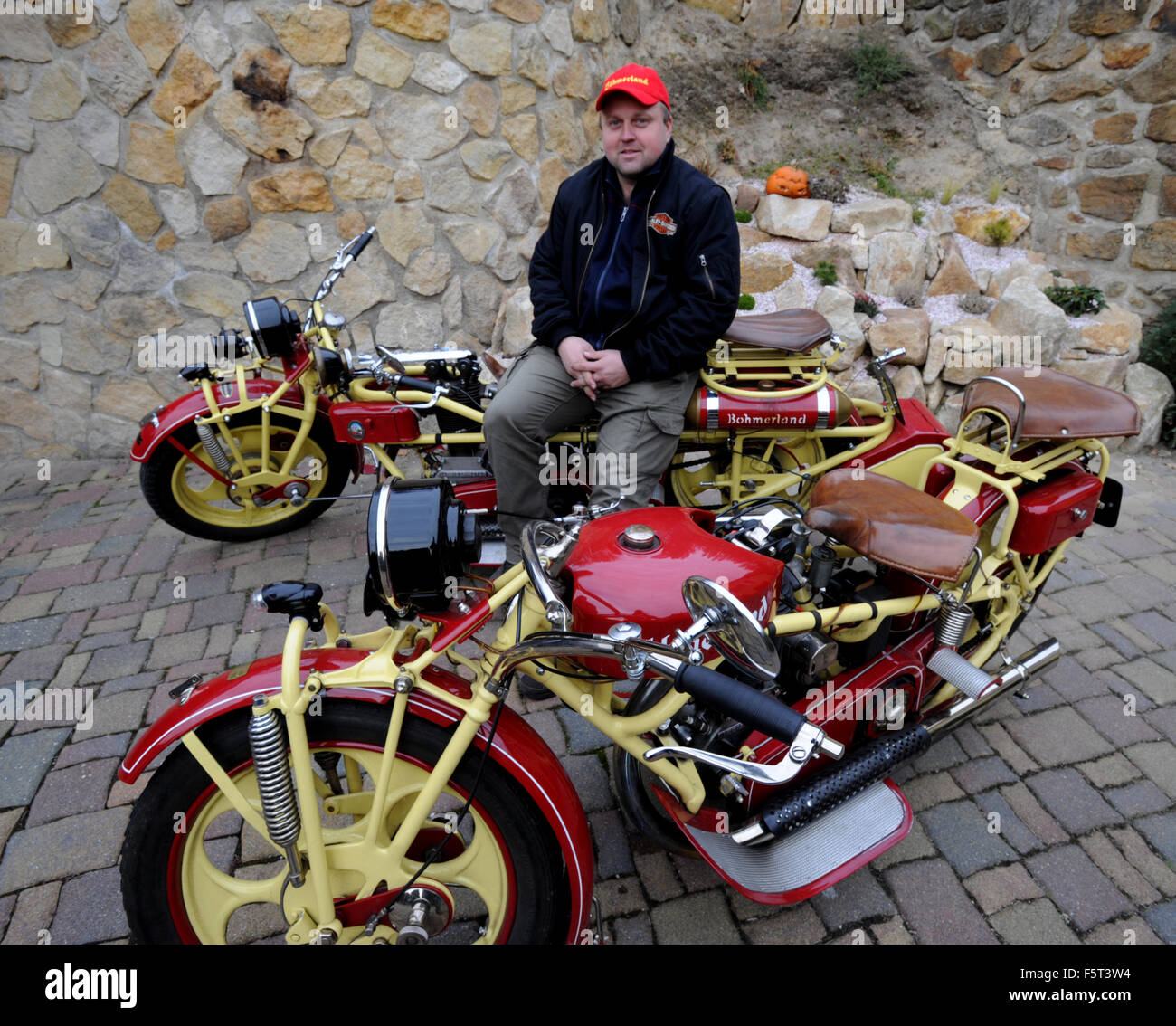 Historical motorcycle Cechie or Boehmerland by Czechoslovakian ...