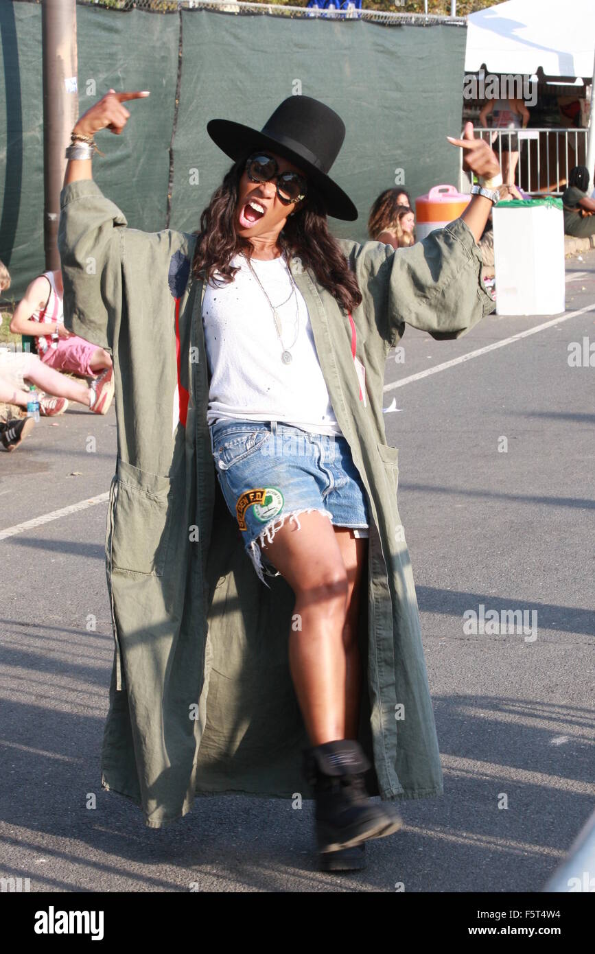 Stylist June Ambrose at Made In America - Day 1 Featuring: June Ambrose ...