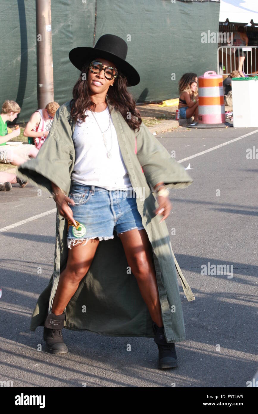 Stylist June Ambrose at Made In America - Day 1 Featuring: June Ambrose ...