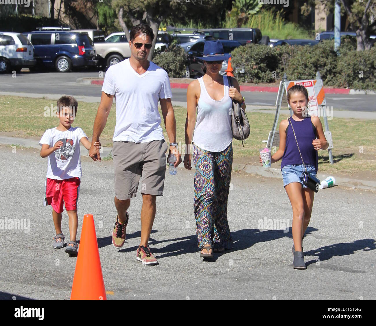 David Charvet and Brooke Burke out and about in Malibu with their ...