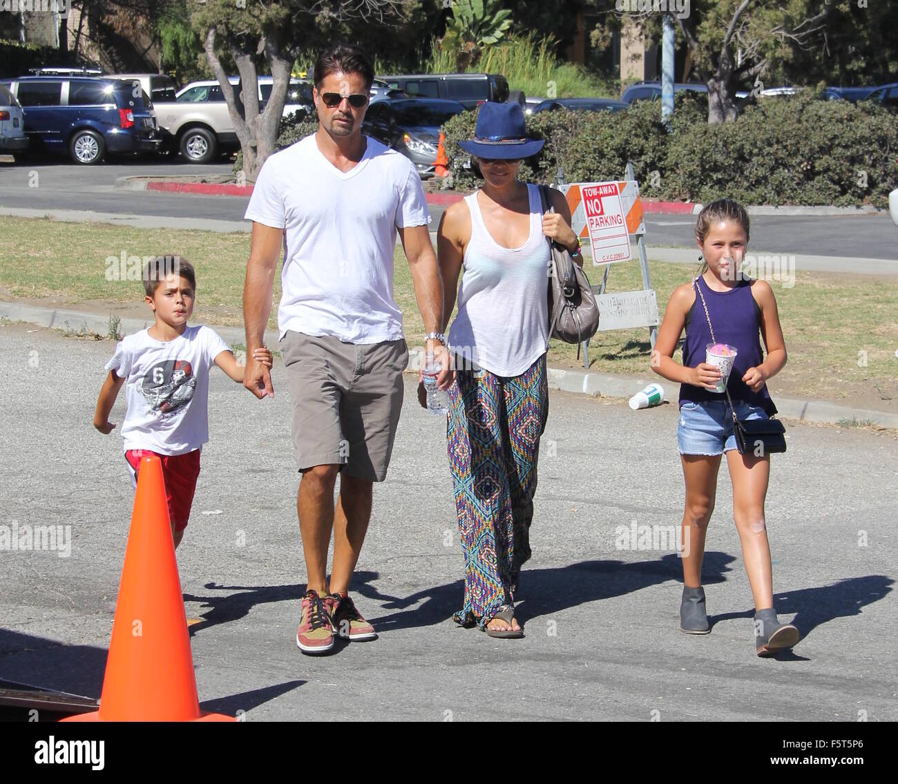 David Charvet and Brooke Burke out and about in Malibu with their ...