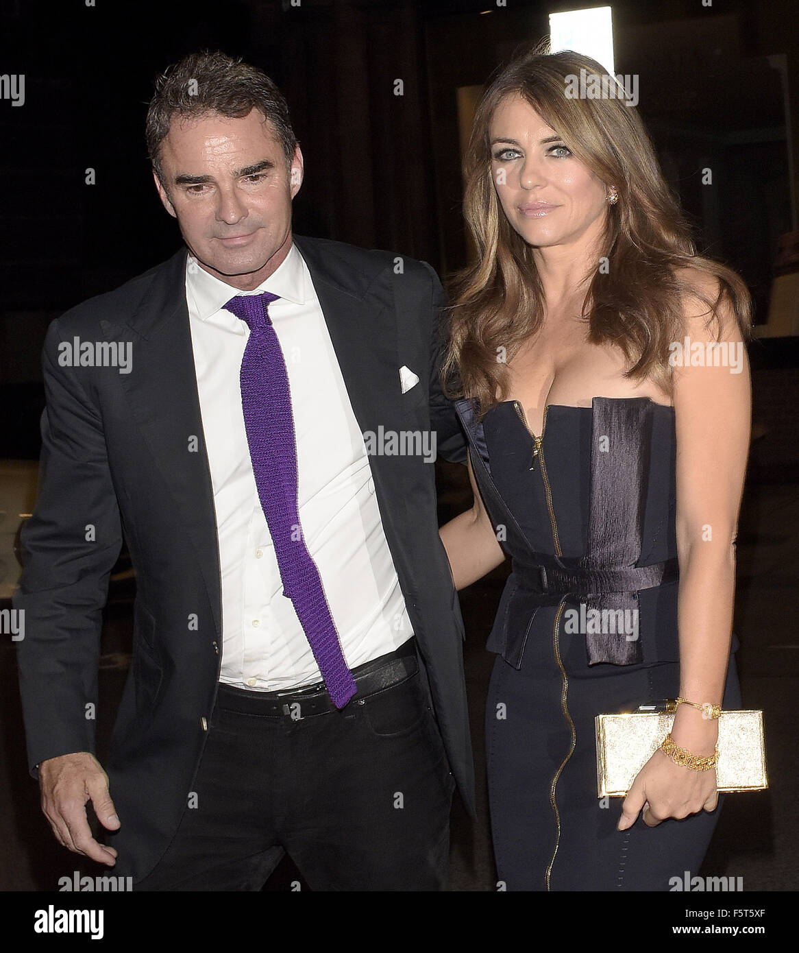 Amanda Wakeley private dinner with Vogue Featuring: Elizabeth Hurley ...