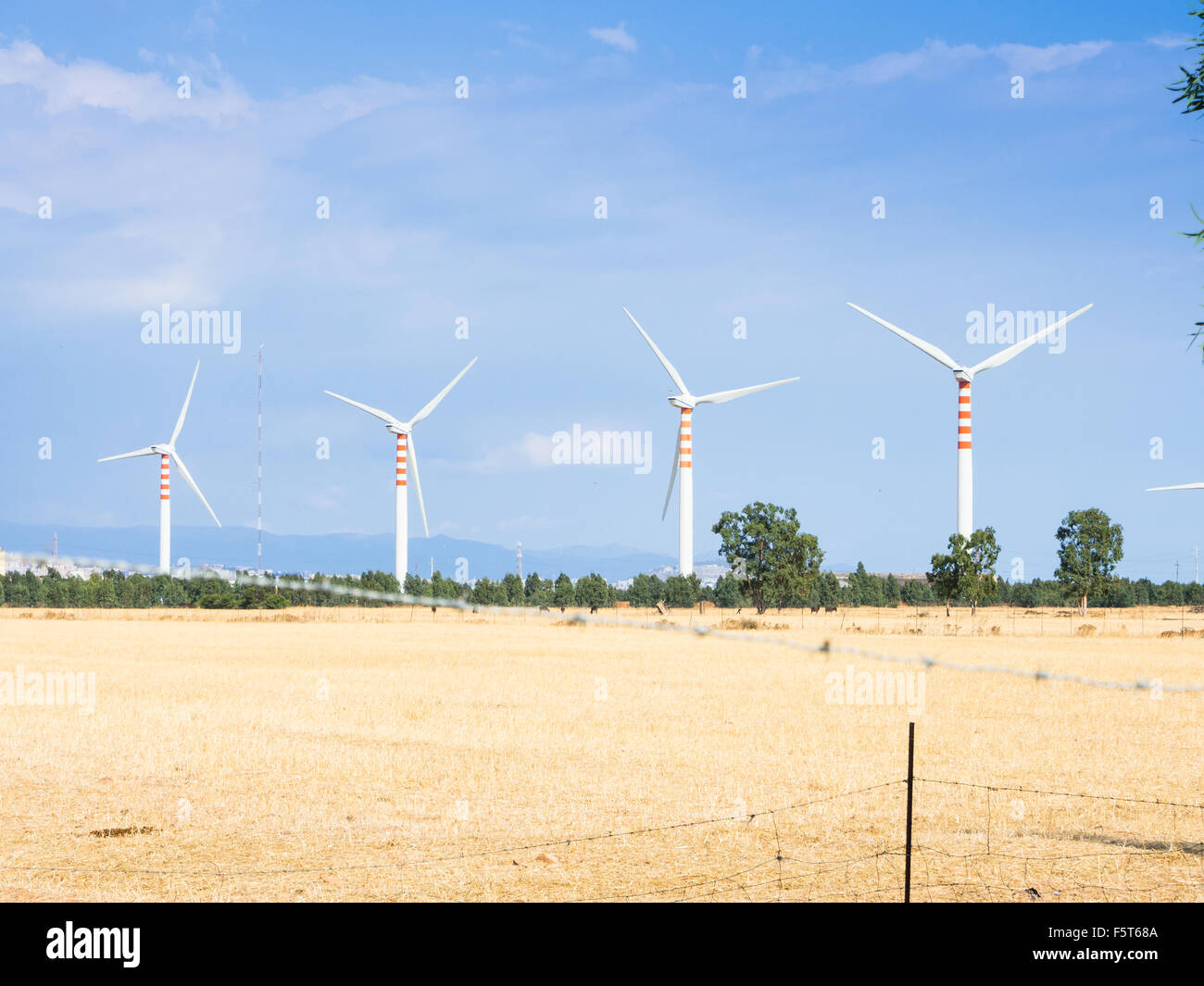 Wind Turbines in the country Stock Photo - Alamy
