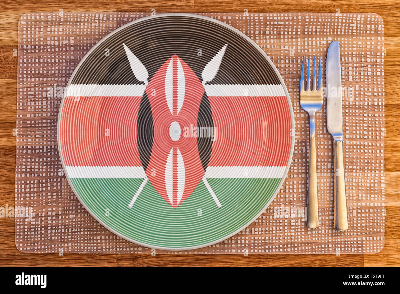 Kenyan flag hi-res stock photography and images - Alamy