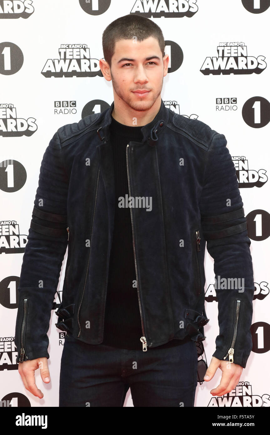London, UK. Nick Jonas at BBC Radio 1's Teen Awards at SSE Wembley ...