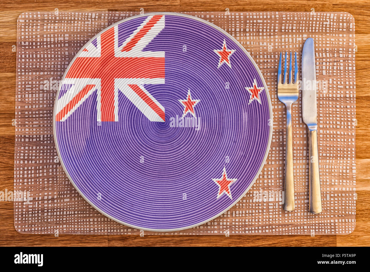 New zealand food plate hi-res stock photography and images - Alamy