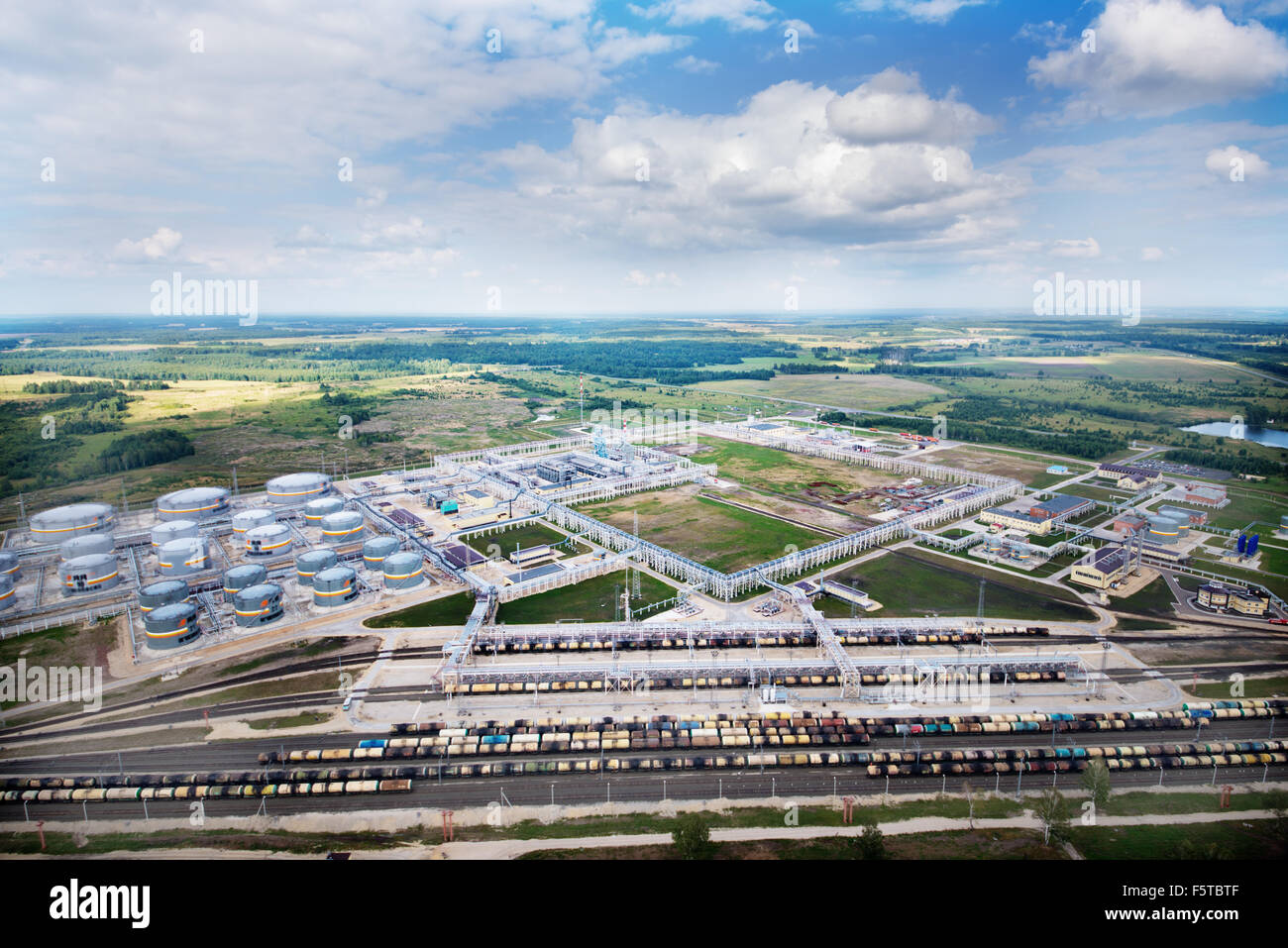 The industrial landscape Stock Photo - Alamy
