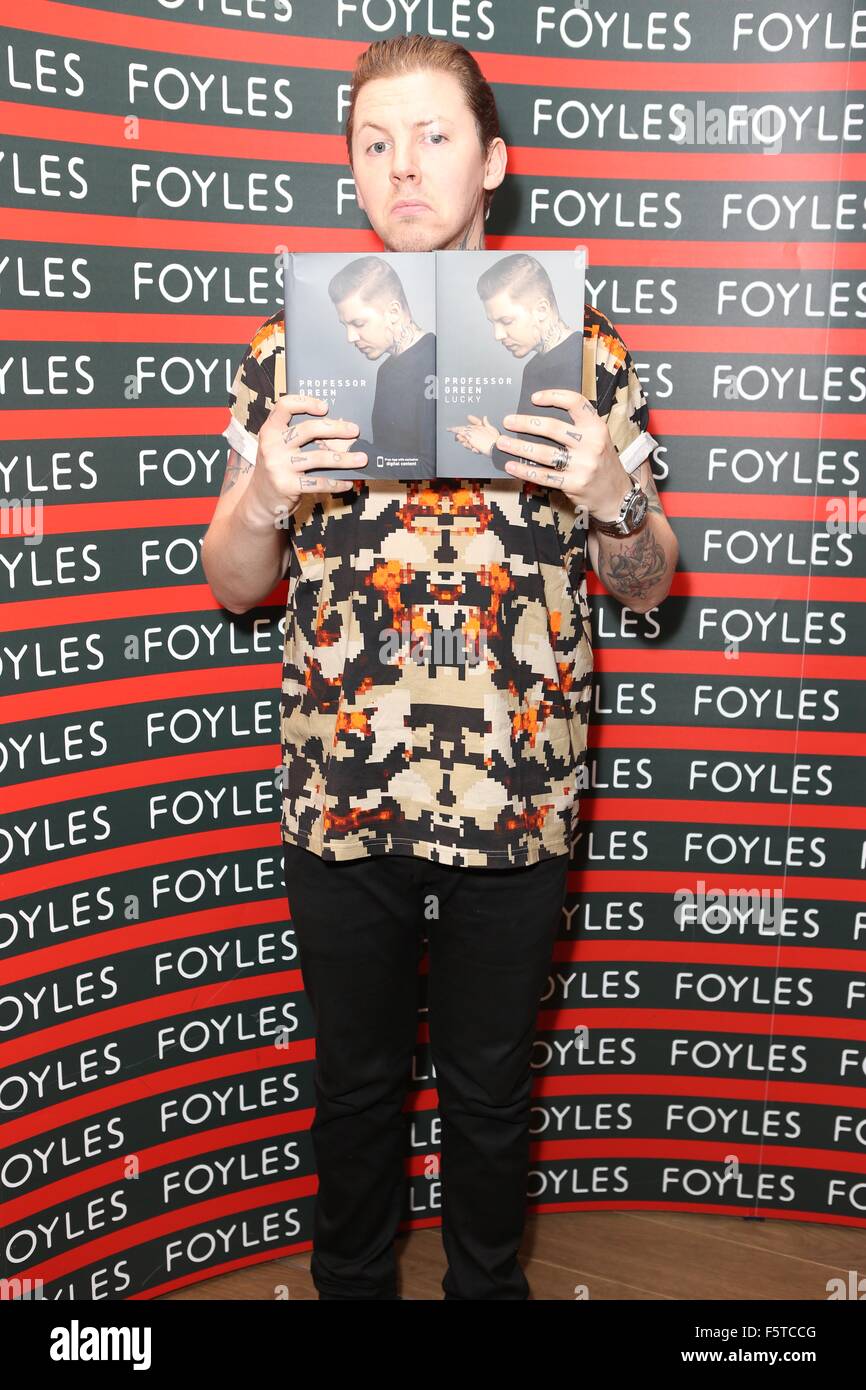 British rapper Professor Green signs copies of his autobiography 'Lucky ...