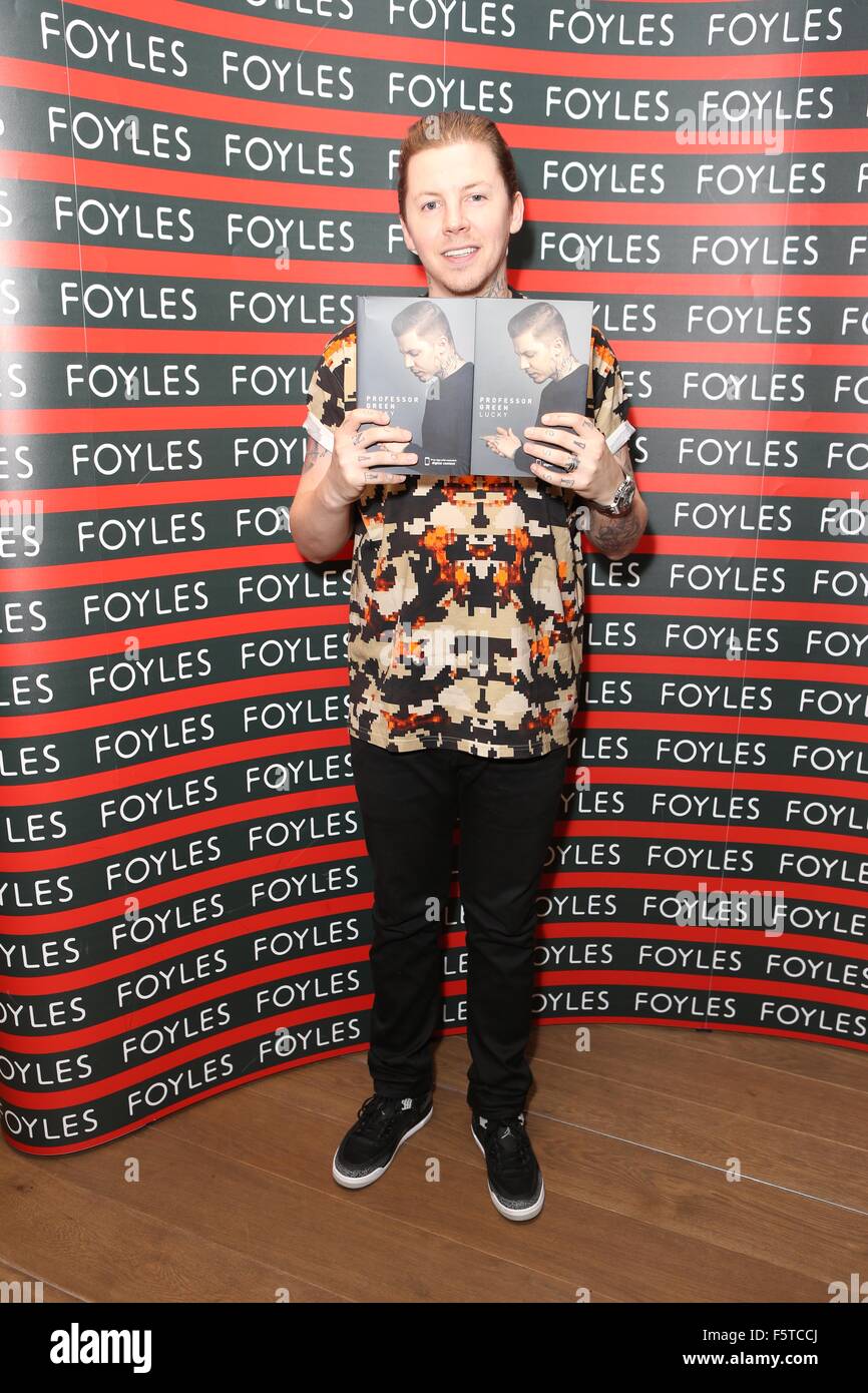 British rapper Professor Green signs copies of his autobiography 'Lucky ...