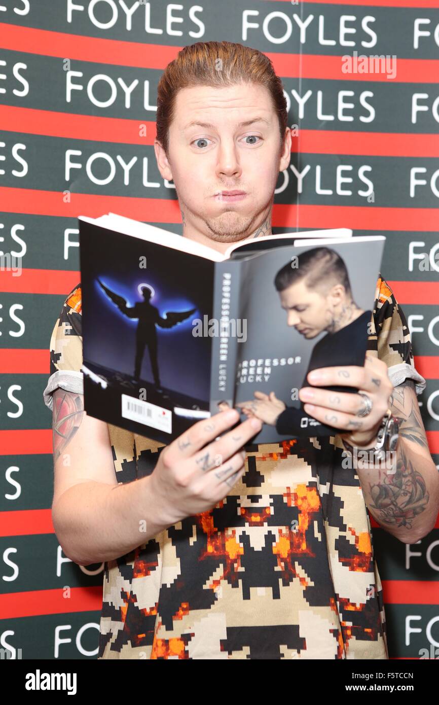 British rapper Professor Green signs copies of his autobiography 'Lucky ...