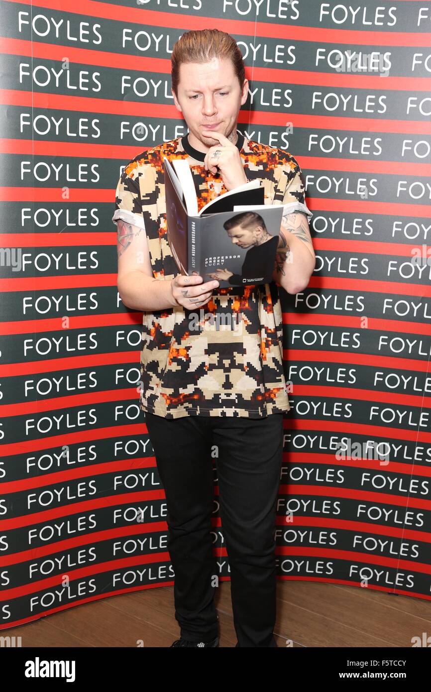 British rapper Professor Green signs copies of his autobiography 'Lucky ...