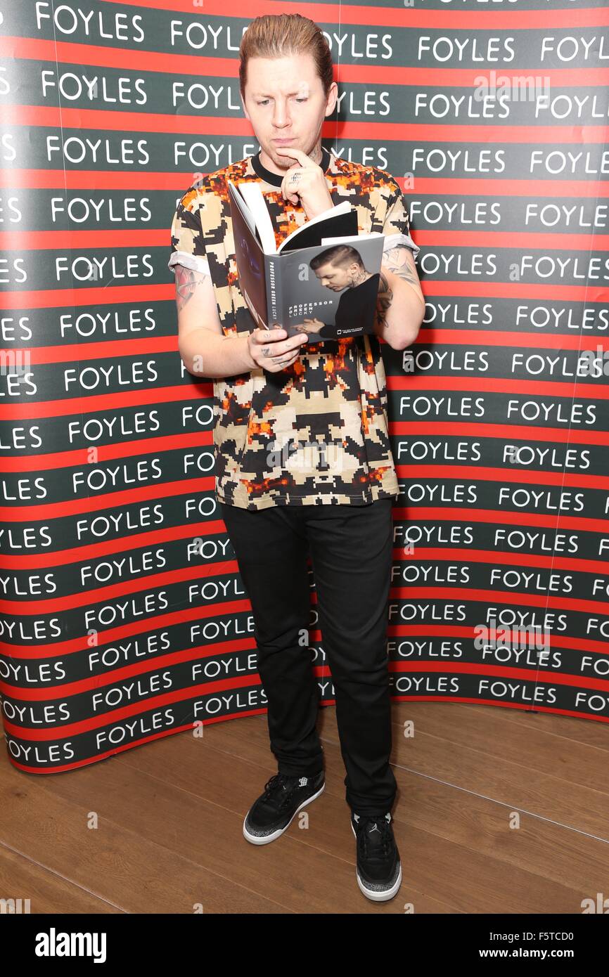 British rapper Professor Green signs copies of his autobiography 'Lucky ...